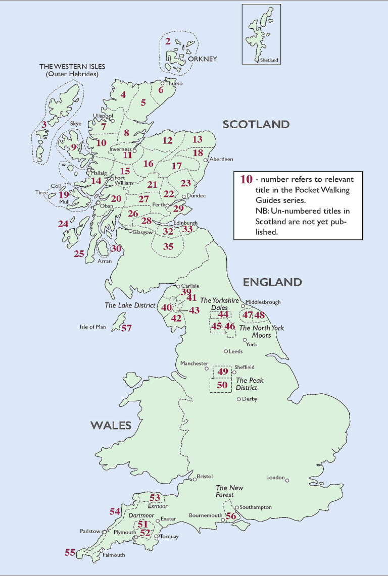 Walking Books UK | Pocket Walking Maps for Scotland and North England